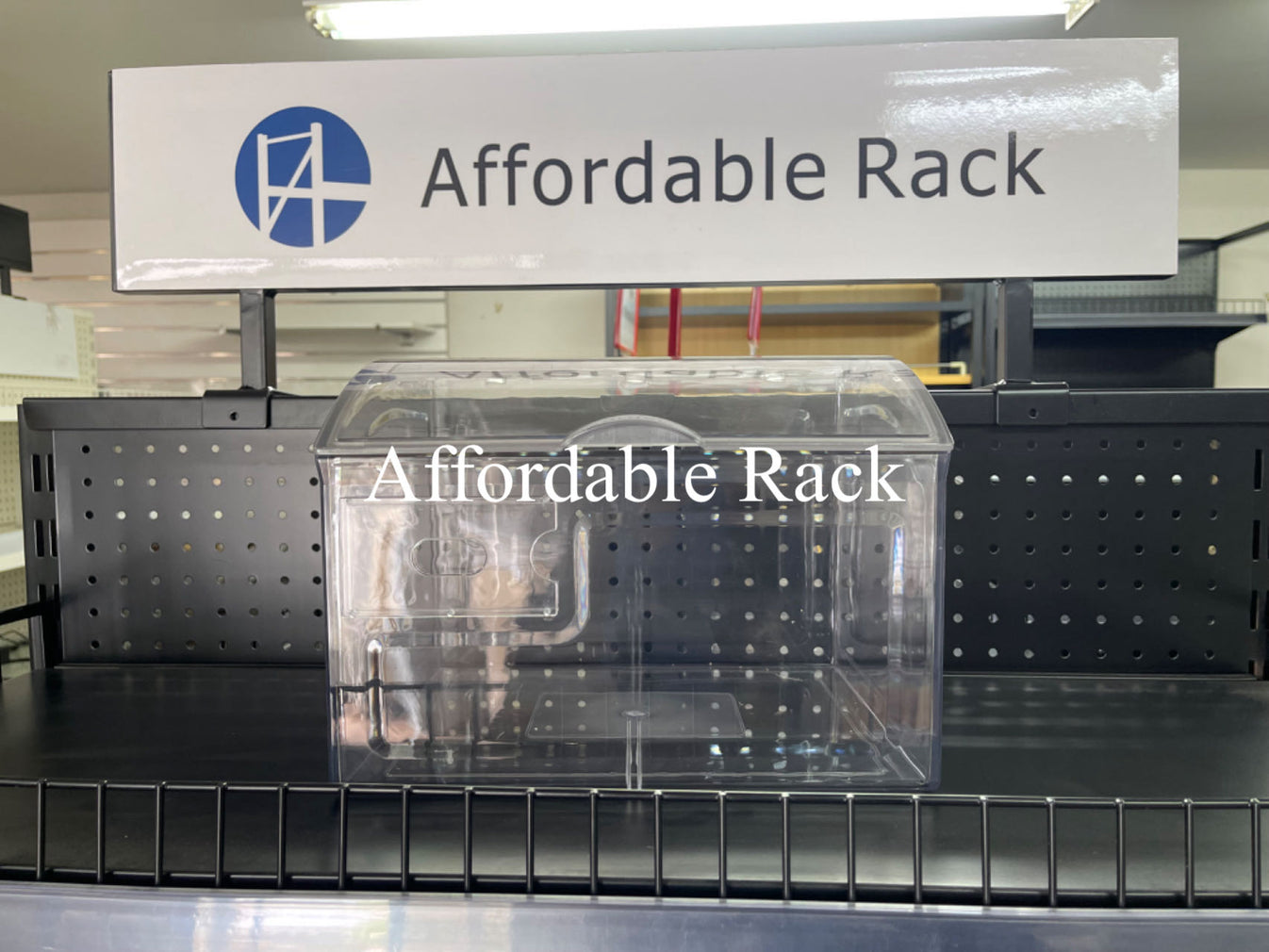 Bulk Bin with Lid for Retail Shelving (BIN220) – Affordable Rack