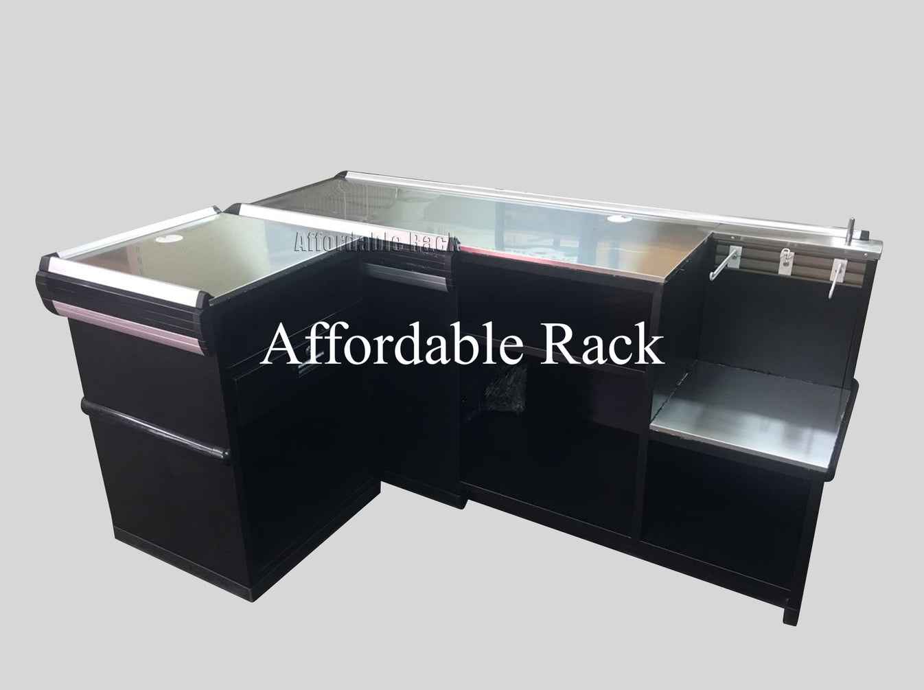 Cashier Counter Stainless Steel Top – Affordable Rack