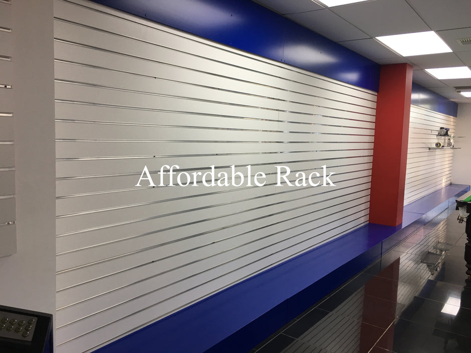 Slatwall Panels and Accessories – Affordable Rack