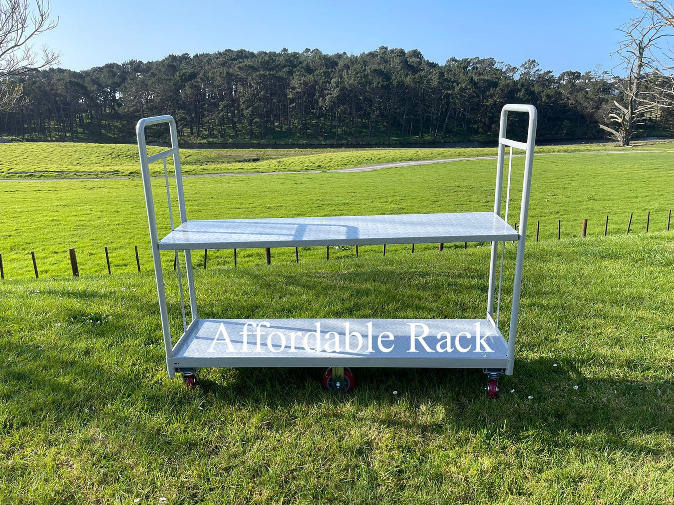 Platform U Boat Trolley with 2 Levels – Affordable Rack