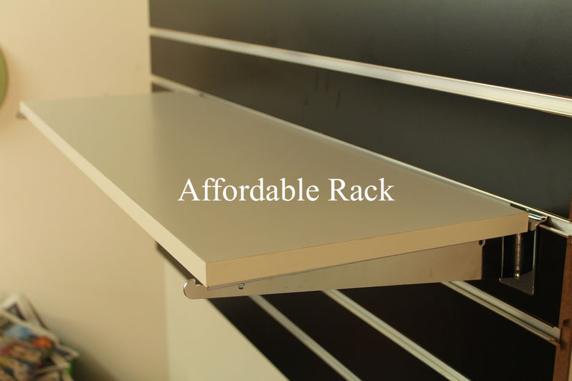 MDF Shelf with Chrome Brackets (SSWS8030W) – Affordable Rack